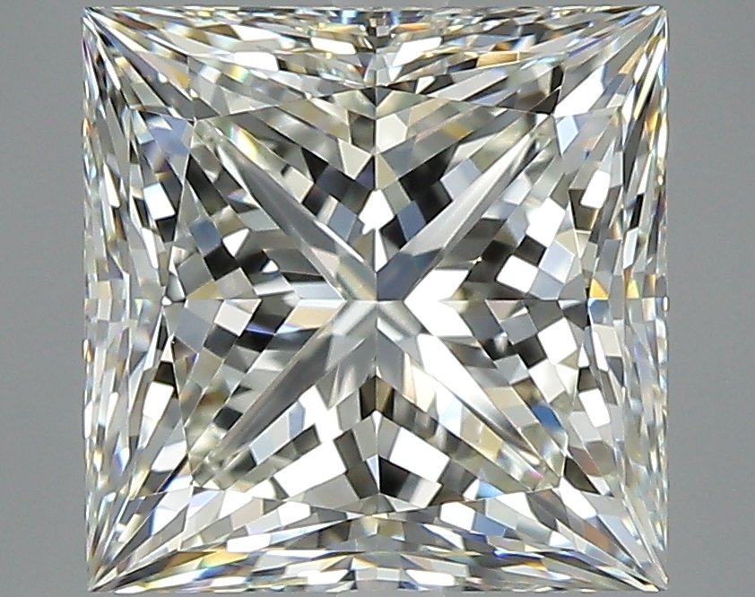 NEAR FLAWLESS FIVE CARAT NEAR FLAWLESS, HUGE SPREAD PRINCESS CUT - New ...
